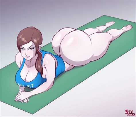 5tarex Wii Fit Trainer Wii Fit Trainer Female Nintendo Wii Fit 1girl Ass Bare Legs