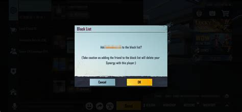 Step 3 Tap Ok To Block The Player Their Name Will Appear On The Black List