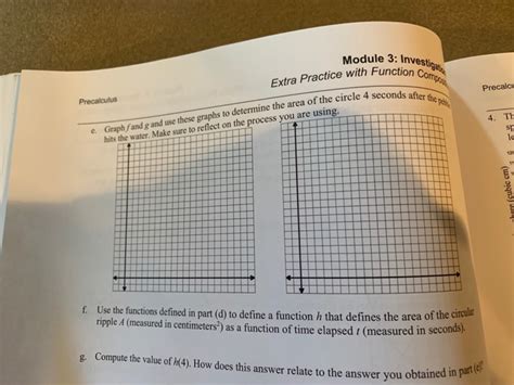 Solved Precalculus Module Investigation Extra Practice Chegg