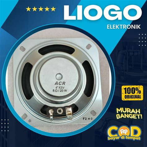 Jual Speaker Acr 4 Inch Acr Ksv Acr Fullrange 4 Inch Ksv Shopee Indonesia