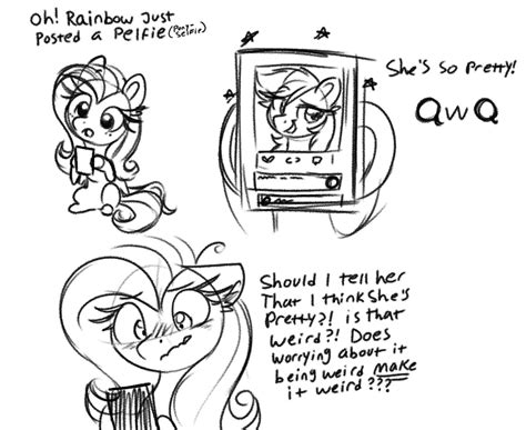 3197325 Safe Artistlbrcloud Fluttershy Rainbow Dash Pegasus