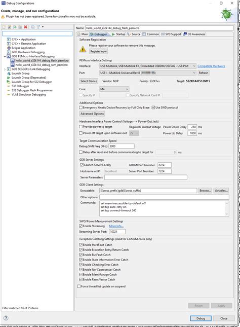 S32ds V34 Cannot Use Pe Micro For Debugging Nxp Community