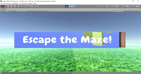 github charlieh7 3d maze game a 3d maze game created in unity for my