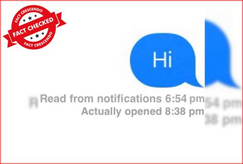 Ios18 Does Not Feature Read From Notifications And Actually Opened