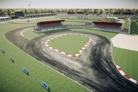 Realistic Drift Track Maxville 3d Roadways Unity Asset Store