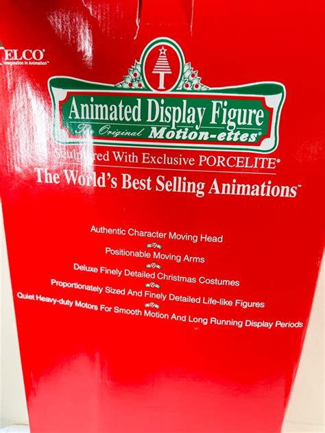 Great Lakes Vntg Santas Best Animated Angel Display Figure