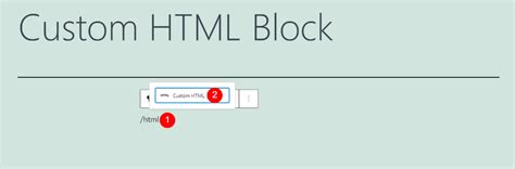 Cómo usar un bloque HTML de WordPress personalizado Recurso Wordpress