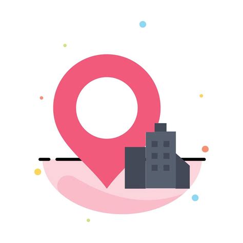 Location Building Hotel Abstract Flat Color Icon Template 17966920 Vector Art At Vecteezy