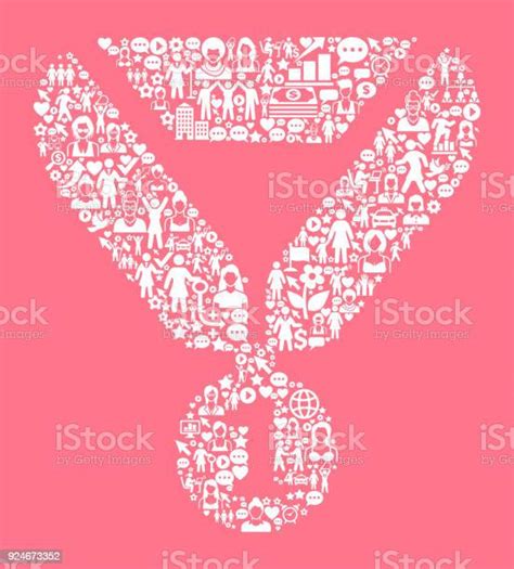 처음부터 메달 여성의 권리 및 여자 전원 아이콘 패턴 1위에 대한 스톡 벡터 아트 및 기타 이미지 1위 가족 걷기 Istock