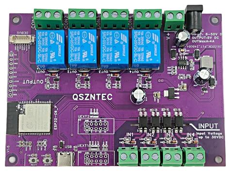 Elecrow Esp32 C6 Evb Board Wi Fi 6 And Bluetooth 5 4 Relays 4 Opto Isolated Buy At