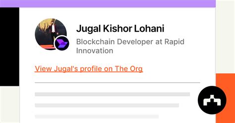 Jugal Kishor Lohani Blockchain Developer At Rapid Innovation The Org