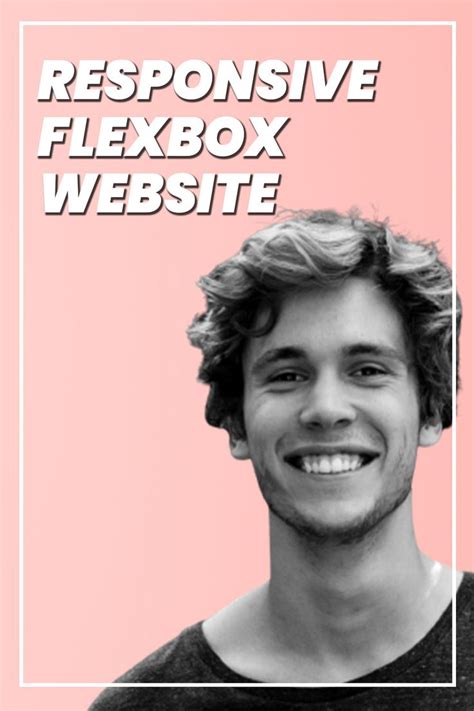 simple responsive website design with css flexbox website design page layout design