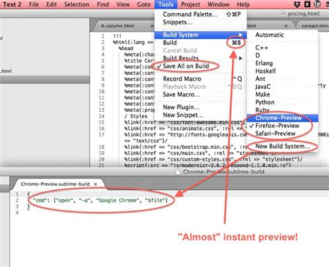 Sublime Text 2 Trick Save The Sublime Build File In Your User Folder