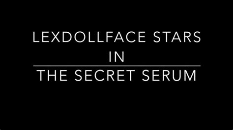 The Secret Serum Lexdollface Clips4sale