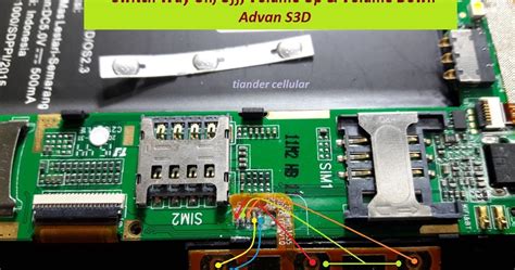Tiander Cellular Jalur Switch On Off Volume Atas And Volume Bawah Advan S3d
