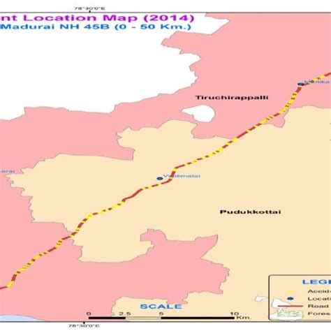 Accident Location Map 2014 Download Scientific Diagram