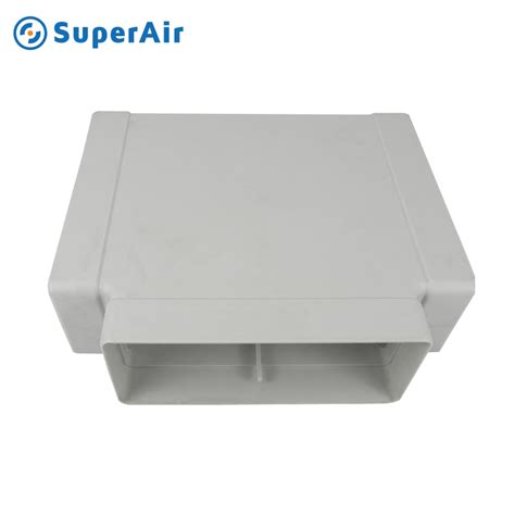 Pvc Flat Rectangular Duct Tee Connector Joint Hvac Duct Fittings Air Conditioning