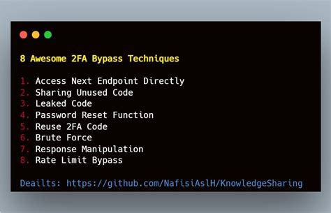 2fa Bypass Technique Hacking Articles