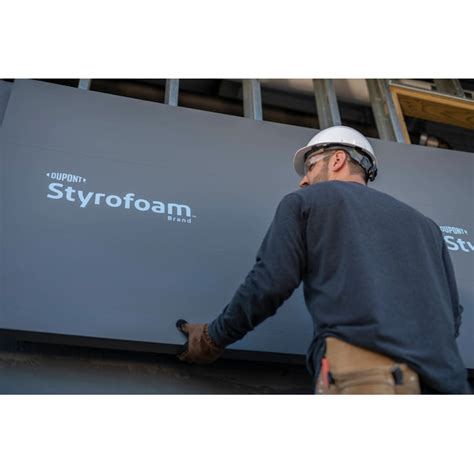 Styrofoam Residential Sheathing R 275 055 In X 4 Ft X 8 Ft Faced Polystyrene Board