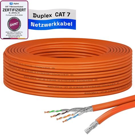 Hb Digital Lan Kabel Cat 7 Verlegekabel S Ftp Duplex Lszh 15 M Kaufen