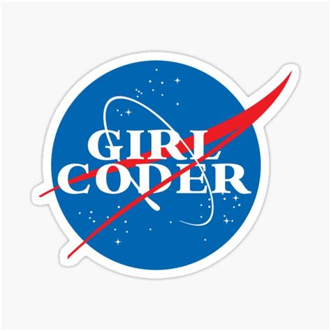 Girl Coder Sticker For Sale By MadEDesigns Redbubble