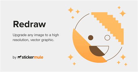 Redraw Vectorize Images Sticker Mule