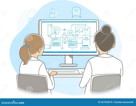 Isolated Modern Illustrations Of Ui Ux Design Software In Cartoon Style Stock Image Image Of