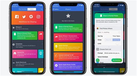 Apples Workflow App Updated With Iphone X And Ios 11 Features More