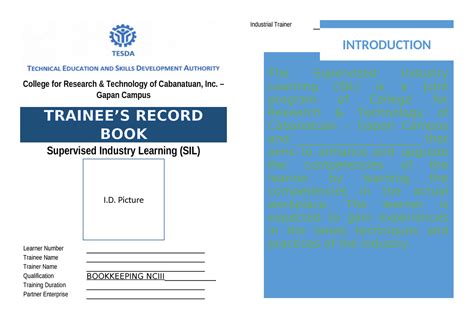 Cbc Integrated With 21st Century Skills In Bookkeeping Nc Iii I Picture College For Research