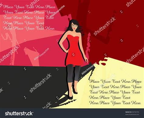 Abstract Concept Background Sexy Girl Vector Stock Vector Royalty Free Shutterstock