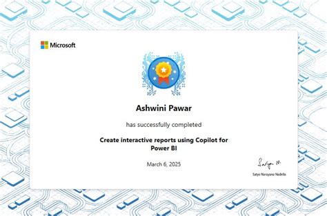 Dataanalytics Powerbicertified Microsoftcertified Microsoftlearn Ashwini Pawar 18 Comments