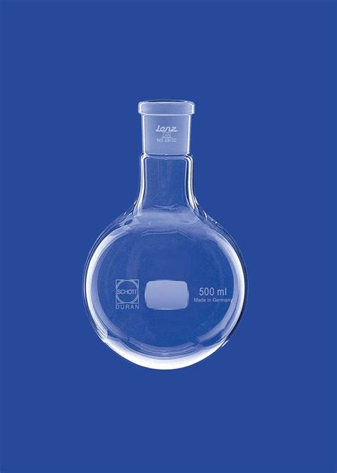 Lenz Laborglasinstrumente™ Duran™ Borosilicate Glass Round Bottom