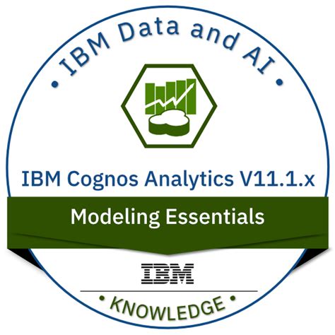 Ibm Data And Ai Learning Product Skills Validation Digital Badge Program Ibm Cognos Analytics