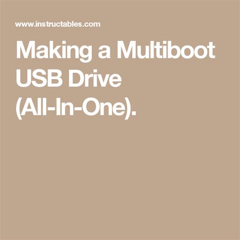 Making A Multiboot Usb Drive All In One Artofit
