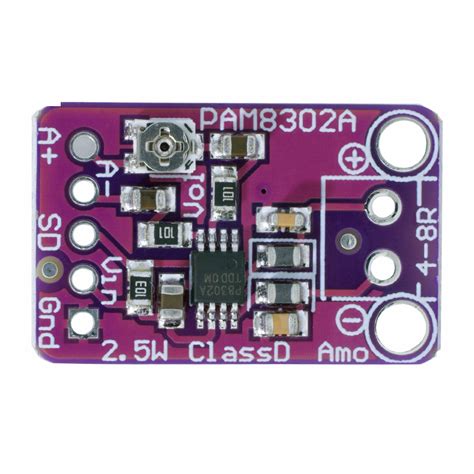 Amplificateur 25w Mono Class D Pam8302a Mhtronic