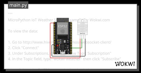 micropython mqtt weather logger esp32 wokwi esp32 stm32 arduino