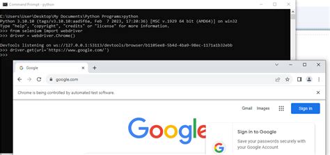 Python Is There A Way To Execute Selenium Queries Via Commandline