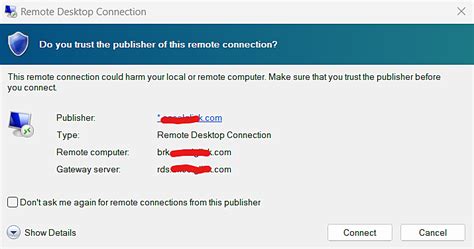 Get Rid Of Do You Trust The Publisher In Rds Windows Spiceworks Community