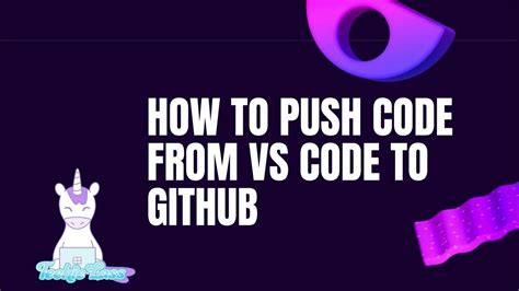 how to push code from vs code to github 2024 tutorial youtube