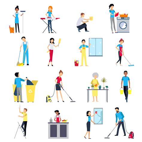 Cleaning Person Icon At Winfred Gold Blog