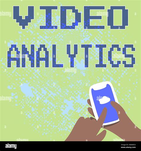Conceptual Display Video Analytics Concept Meaning Analyzing Video To Detect And Determine