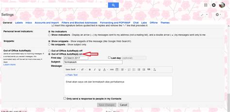 Tutorial Setting Automatic Reply Di Email Berbagi Ilmu Pengetahuan Dan Informasi Apapun