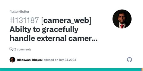 Cameraweb Abilty To Gracefully Handle External Camera Disconnects