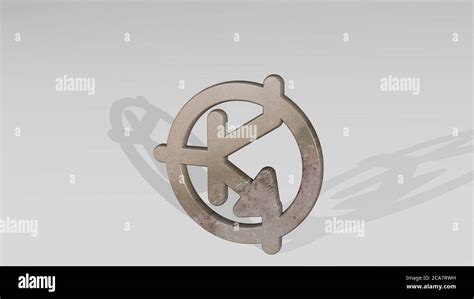 Electronics Npn Bipolar Transistor Casting Shadow With Two Lights 3d Illustration Of Metallic