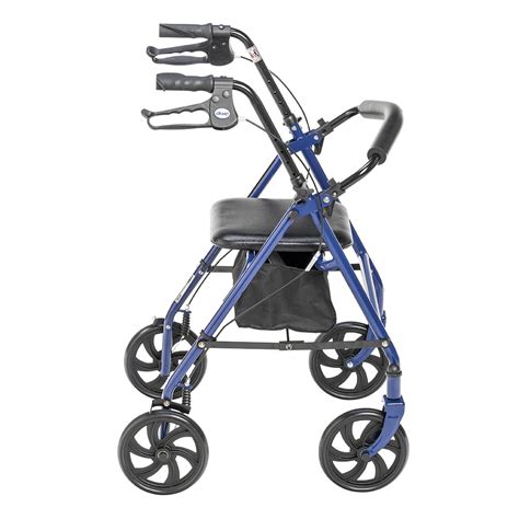 Durable 4 Wheel Rollator With 7 5 Casters Total Care Medical Supply