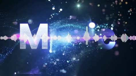 Abstract Music Visualizer Background Stock Video Video Of Sound Blue 331524873