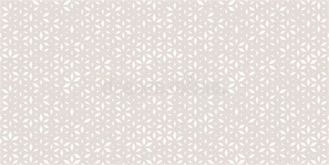 Subtle Vector Seamless Pattern With Small Diamond Shapes Floral Silhouettes Stock Image Image