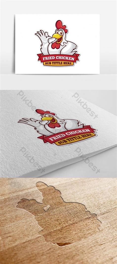 치킨 마스코트 로고 Ai 무료 다운로드 Pikbest