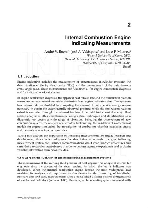 Pdf Internal Combustion Engine Indicating Measurements Dokumen Tips