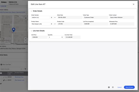 Order Management Starter App Quickbase
